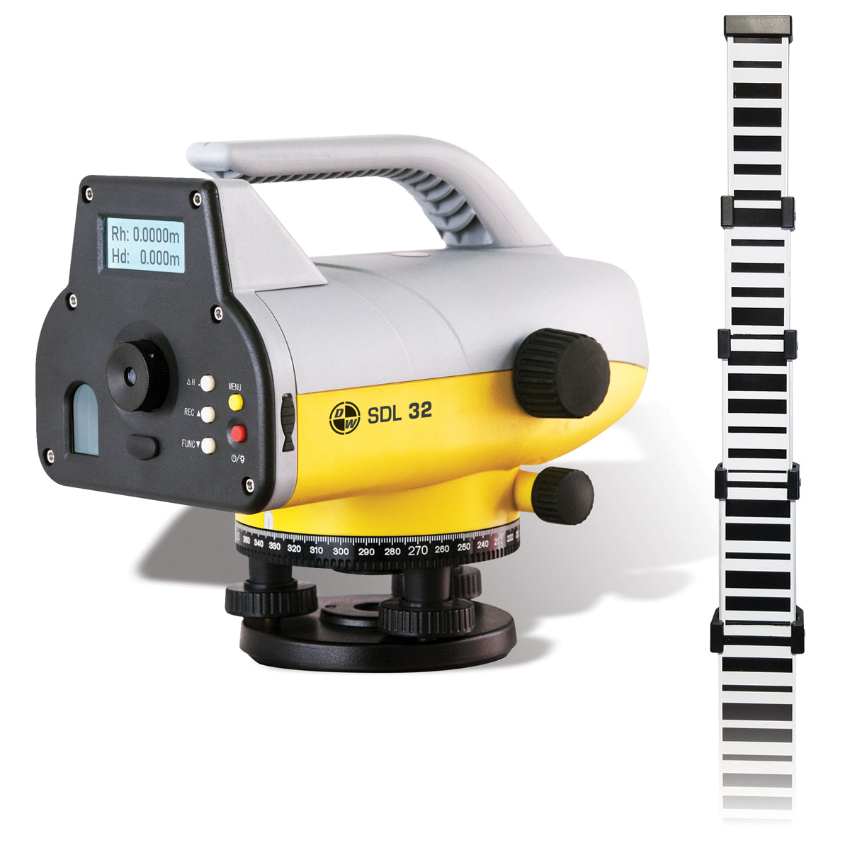 SitePro SDL 32 Digital Auto Level with Barcode Leveling Rod | 25-SDL32 ...
