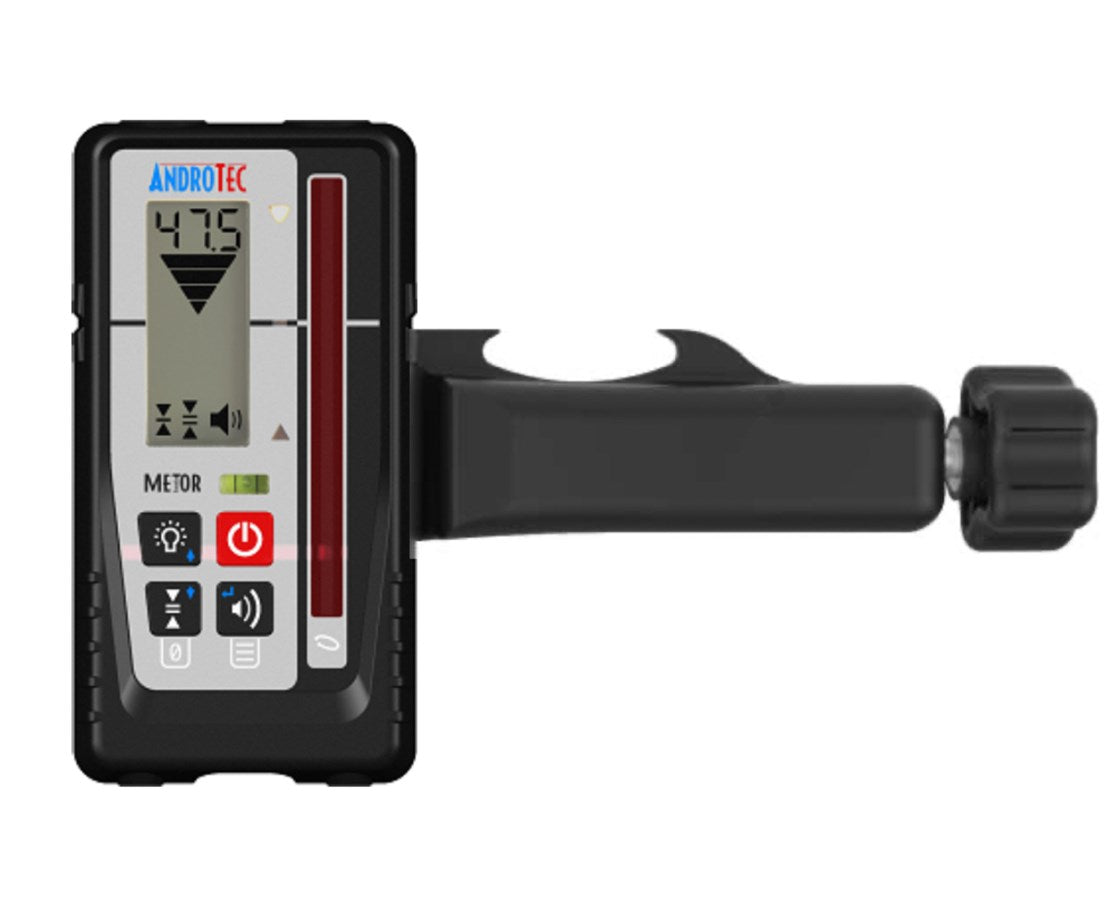 Metor MTR-90R Red Beam Rotary Laser Receiver w/ Bracket — Tiger Supplies