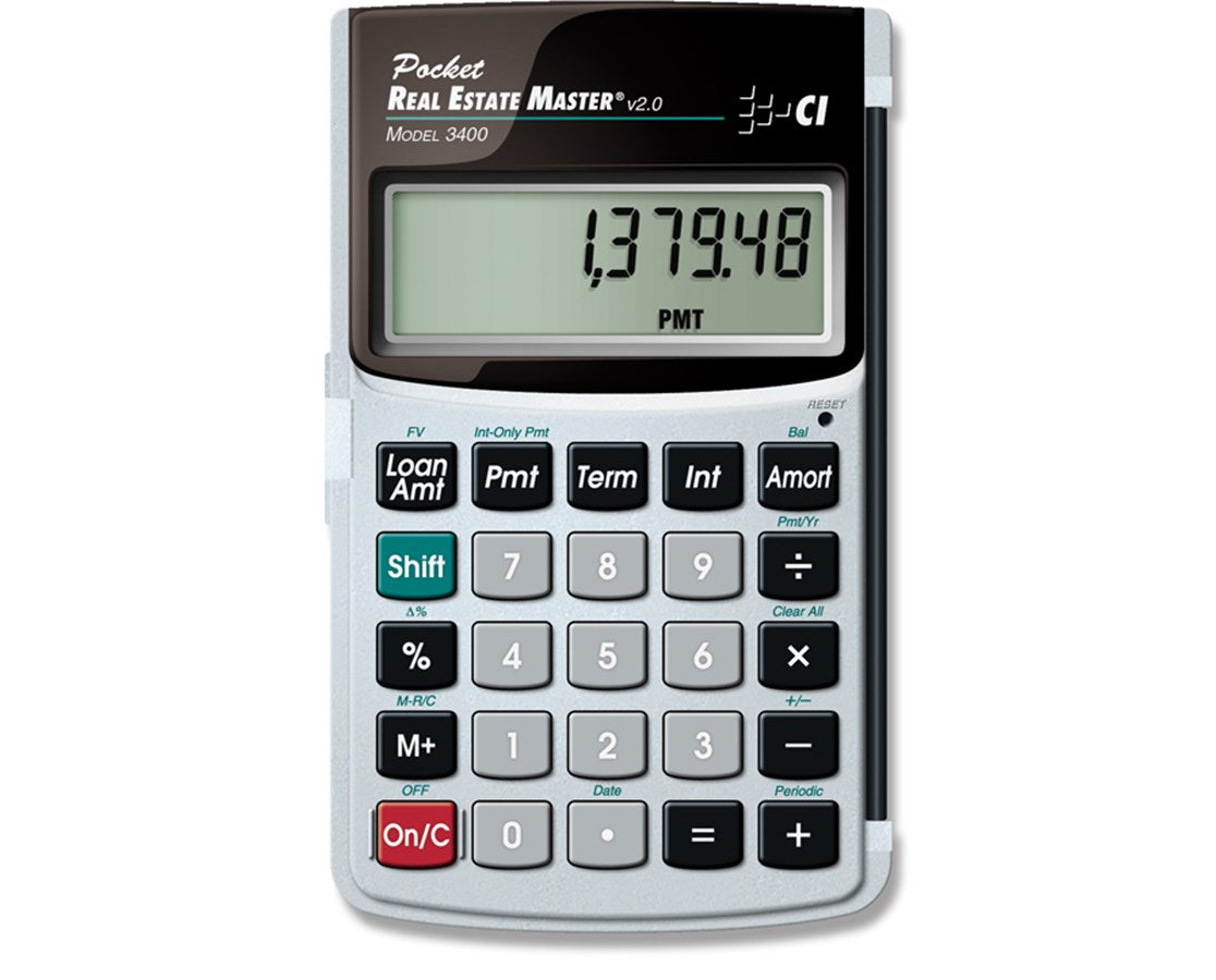 Calculated Industries Pocket Real Estate Master Calculator | 3400 ...