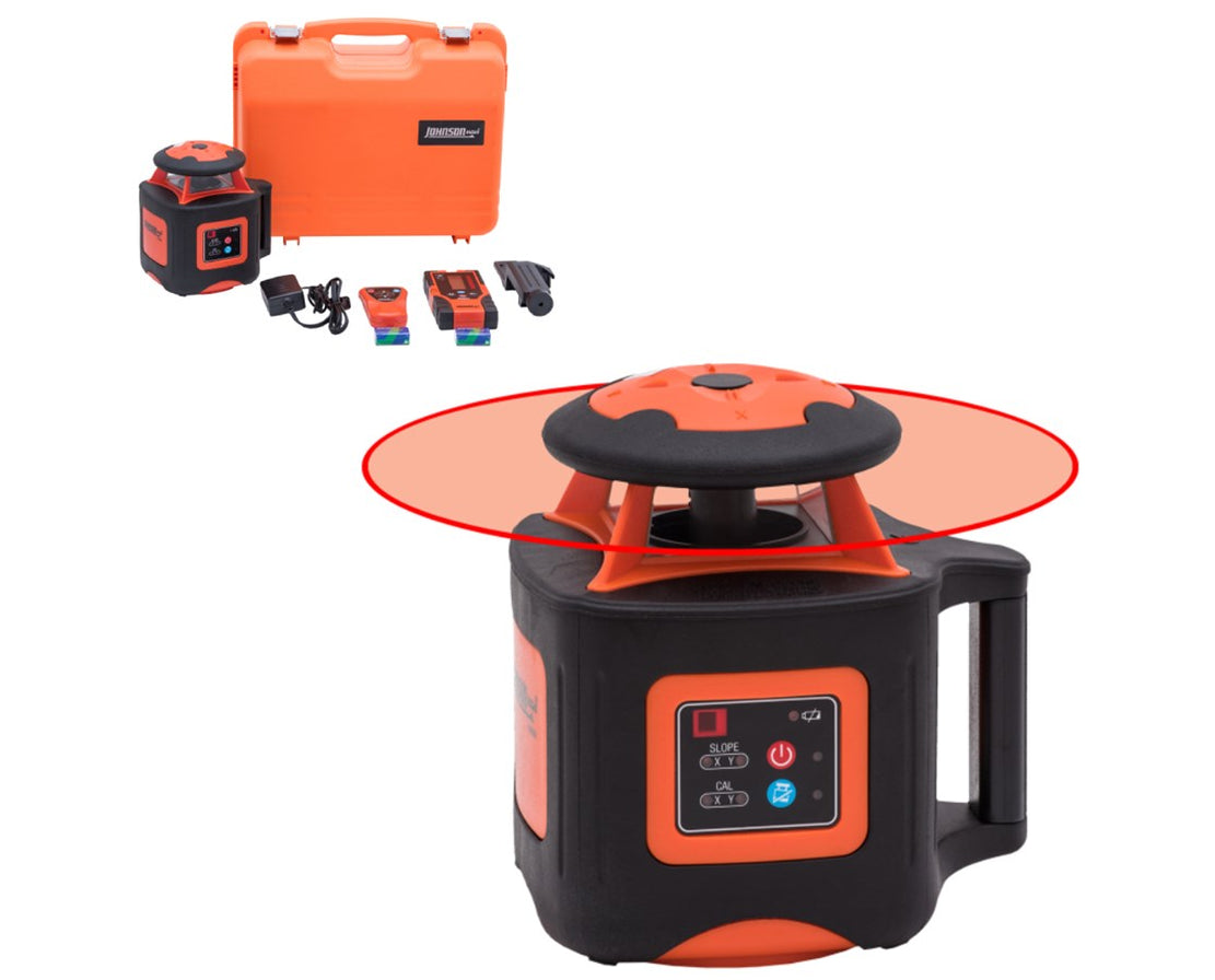 Johnson Level 2,000' Range Horizontal Rotary Laser w/ Slope Function ...