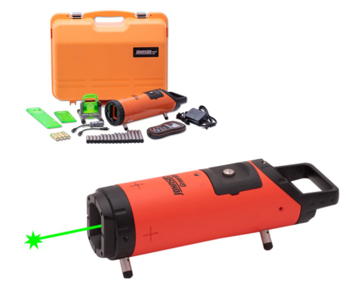 Johnson Level Green Beam Electronic Self-Leveling Pipe Laser | 40-6698 ...