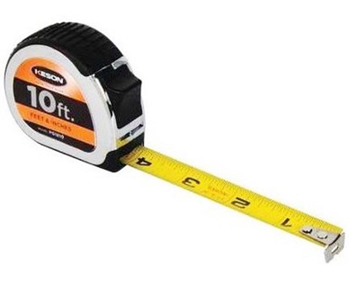 Feet Chrome Short Measuring Tape — Tiger Supplies