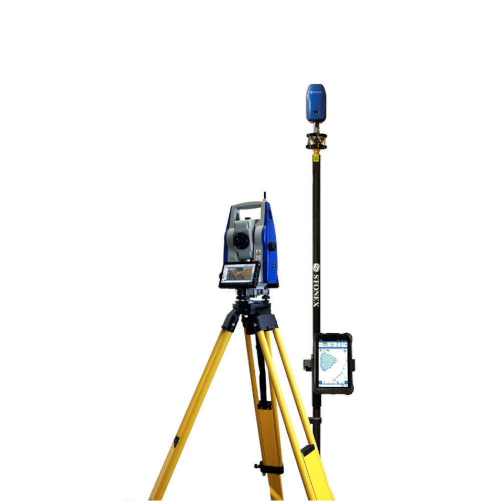 Stonex R120 Total Station with UT12P Controller and S580+ Receiver Pac ...