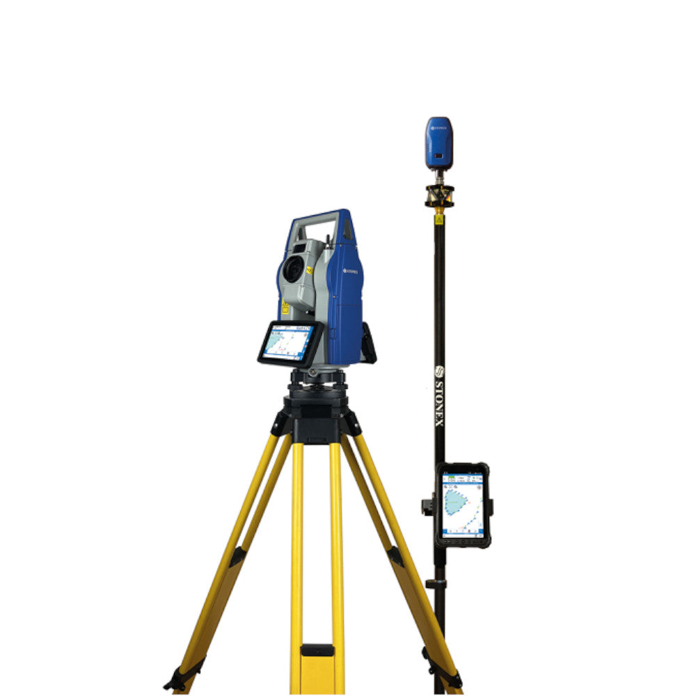 Stonex R180 Total Station with UT12P Controller and S580+ Receiver Pac ...