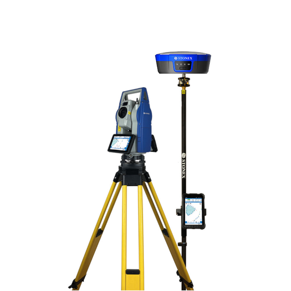 Stonex R180 Total Station with UT12P Controller and S880 Receiver Pack ...