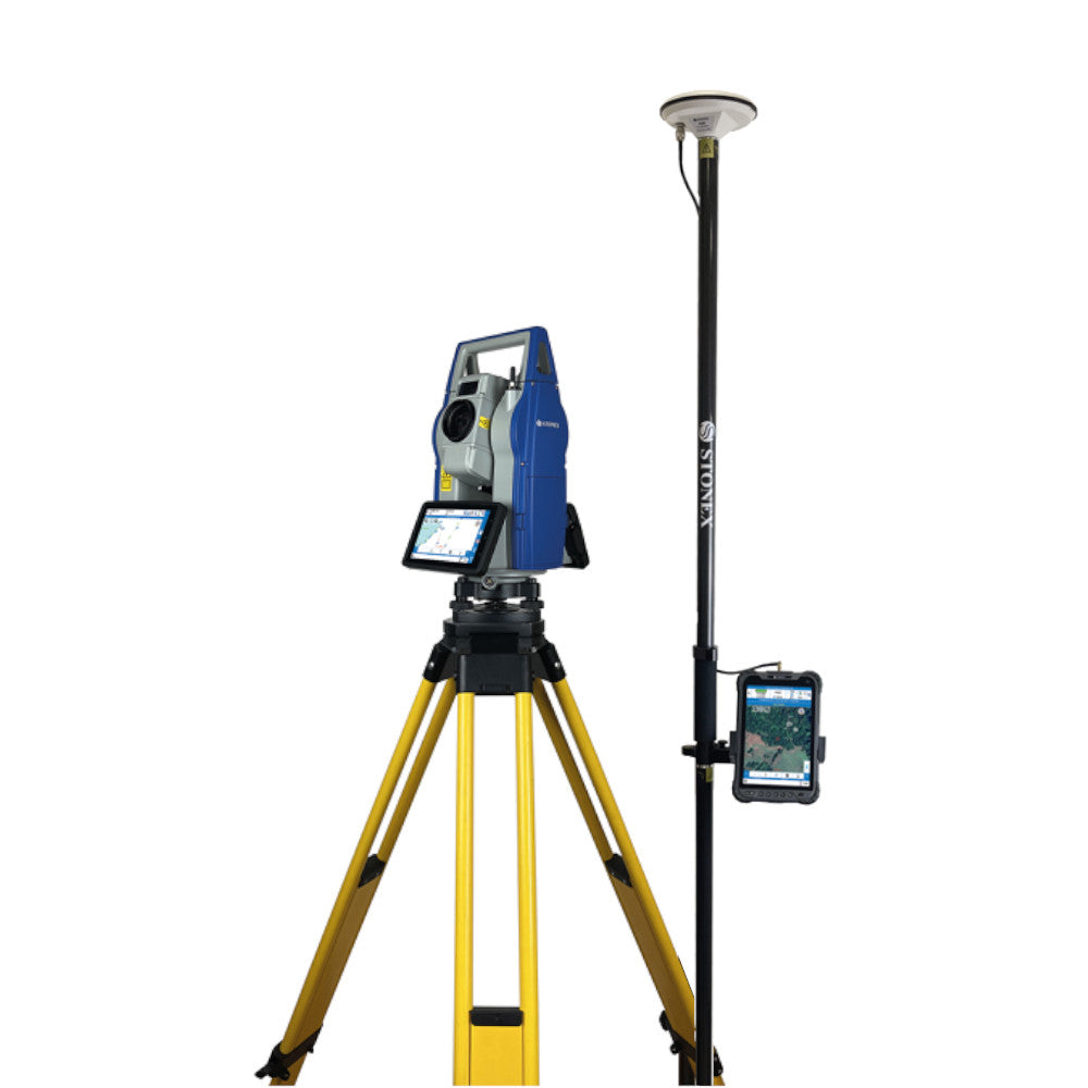 Stonex R180 Total Station with S80G Tablet and SA85 GNSS Antenna Packa ...
