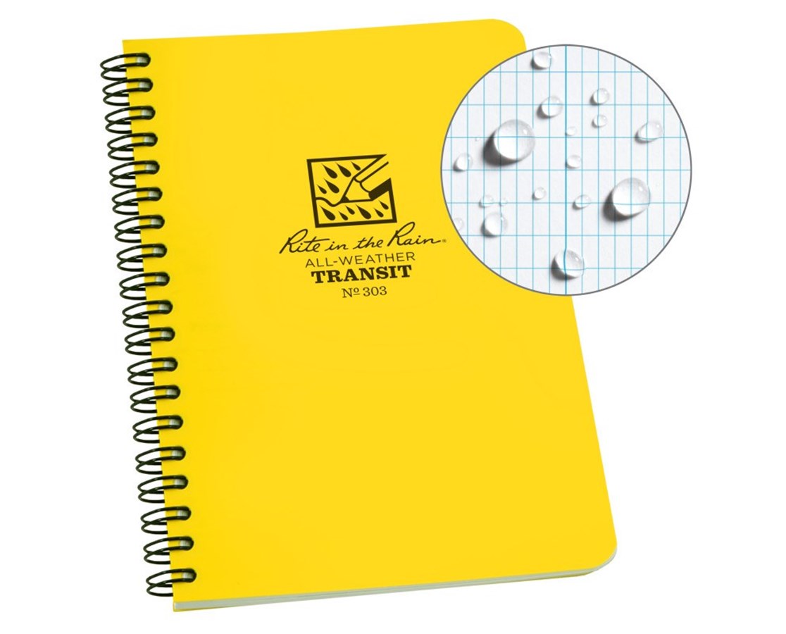 All-Weather Spiral Transit Notebook — Tiger Supplies