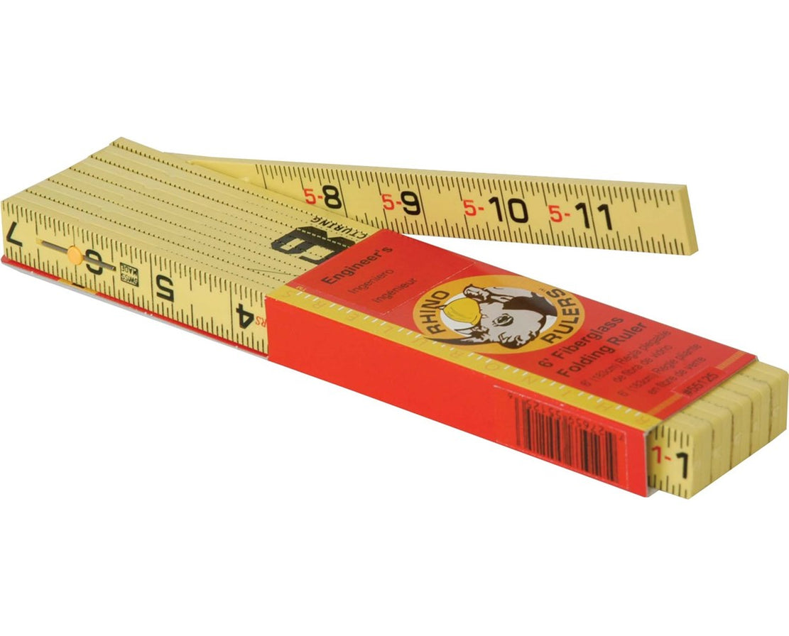 Rhino Waterproof Fiberglass Folding Ruler — Tiger Supplies