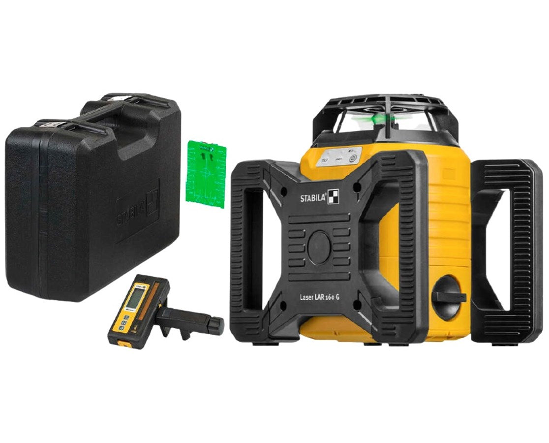 Stabila LAR 160G Green Beam Self-Leveling Rotary Laser Kit — Tiger Supplies