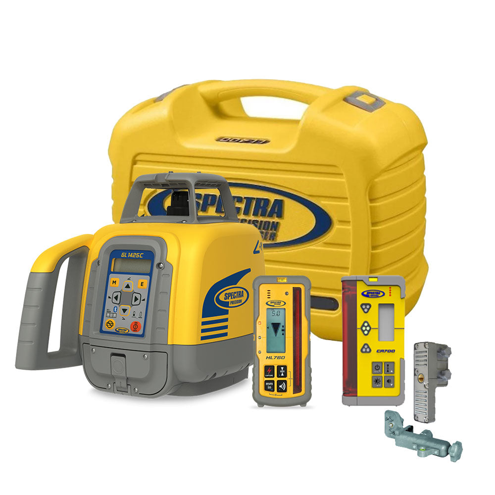 Spectra GL1425C Grade Laser Package, HL760, CR700 Machine Control Rece ...