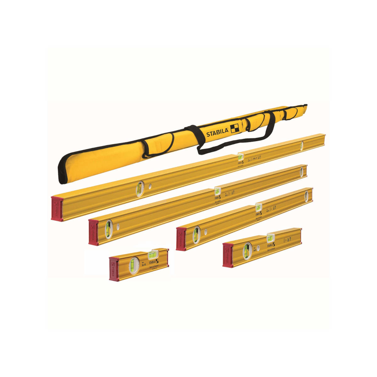 Stabila 80 AS-2 5 Level Set and Case | 29872 — Tiger Supplies