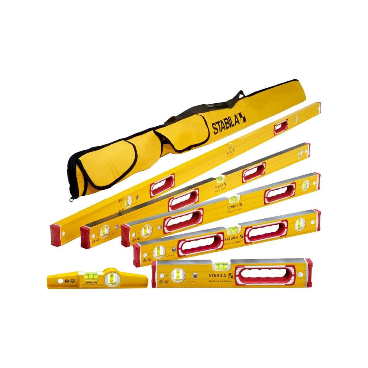 Stabila Type 96M Magnetic 6 Level Set and Case | 78396 — Tiger Supplies